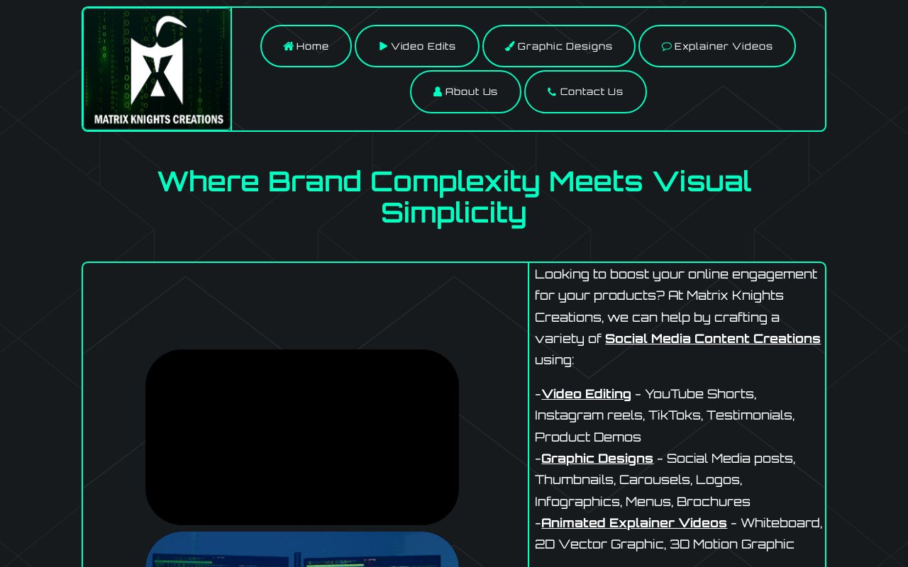 Matrix Knights Creations